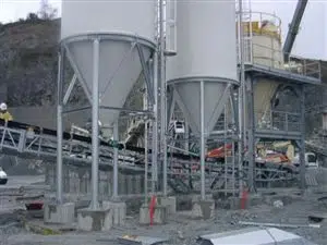 Addition of lime on the waste rock from aggregate quarries - Sodimate