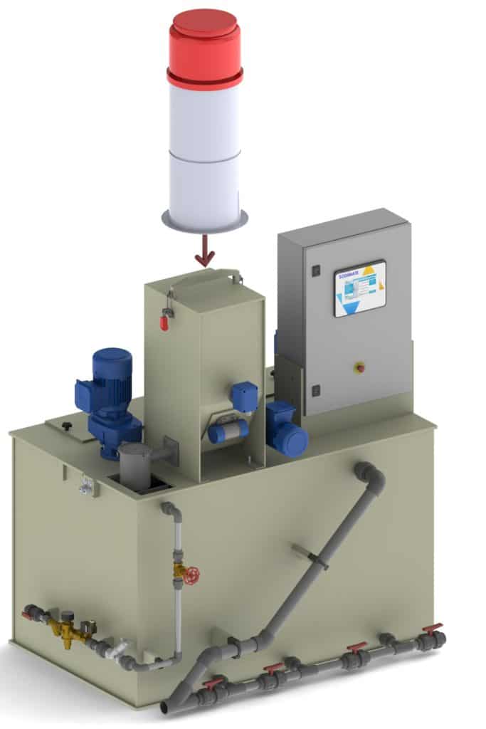 Powder polymer preparation - Polymatic P - Sodimate